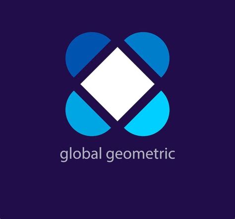Premium Vector Creative Global Geometric Shape Logo Unique Color Transitions Creative