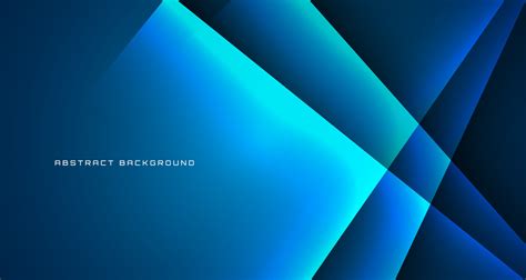 3d Blue Techno Abstract Background Overlap Layer On Dark Space With Light Line Decoration