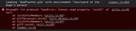 Possibly Recoverable Error When Loading D Commerce Sample Model GeoPlanter Issue