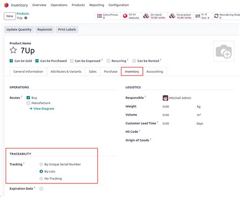 Product Traceability In Odoo Inventory Odoo V Enterprise Edition Book