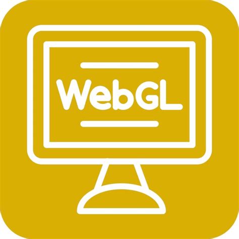Premium Vector Webgl Icon Style