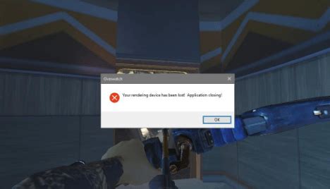 Fix Your Rendering Device Has Been Lost Overwatch Error