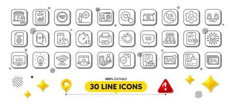 Card Internet App And Scroll Down Line Icons Pack For Web App 3d Design Elements Vector