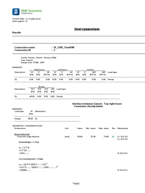 Design Of Bracket Connection Download Free Pdf Screw Column
