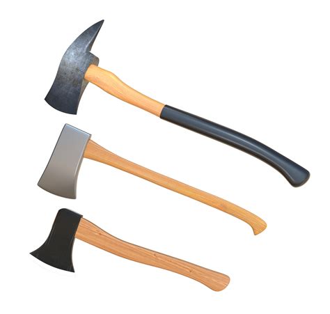 3d rendering different types of axes 27226155 png