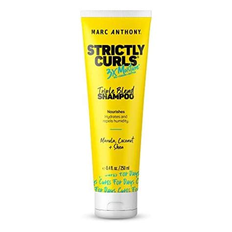 Marc Anthony Curly Hair Shampoo Strictly Curls 3x Moisture For Curl Defining