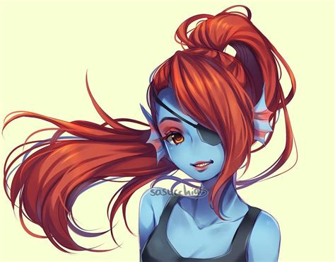 Undyne Undertale Drawn By Sasucchi Danbooru