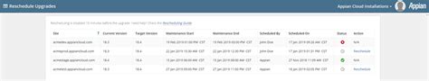 Kb 1403 Rescheduling Cloud Installation Upgrades Appian Knowledge