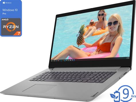 Lenovo IdeaPad 3 Notebook 17 3 HD Display AMD Ryzen 7 3700U Upto 4 0GHz 20GB RAM 128GB