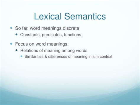 Ppt Semantic Analysis Powerpoint Presentation Free Download Id2115595