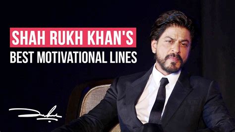 Shah Rukh Khan's BEST motivational speech on his birthday - YouTube