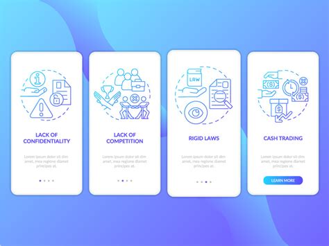 Co Ops Disadvantages Blue Gradient Onboarding Mobile App ~ Epicpxls
