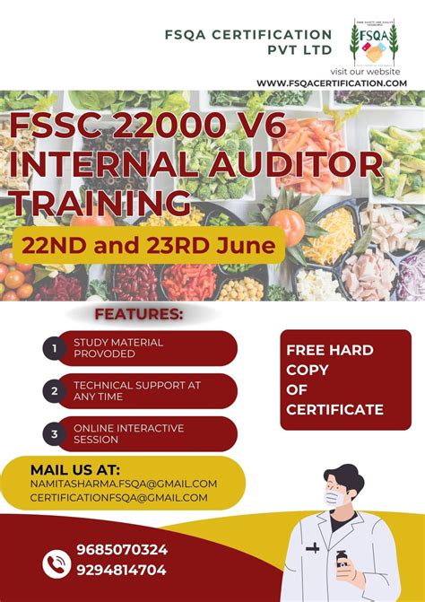 Fsqa Certification Pvt Ltd On Linkedin 👨‍🔬dont Miss This Opportunity