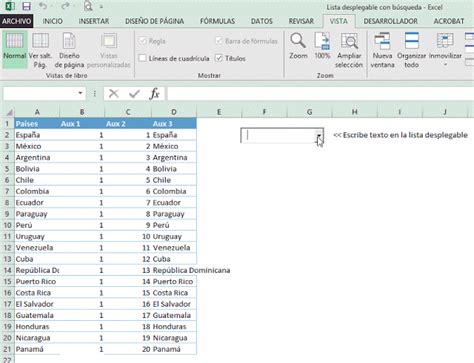 Como Insertar Lista Desplegable En Excel Cios