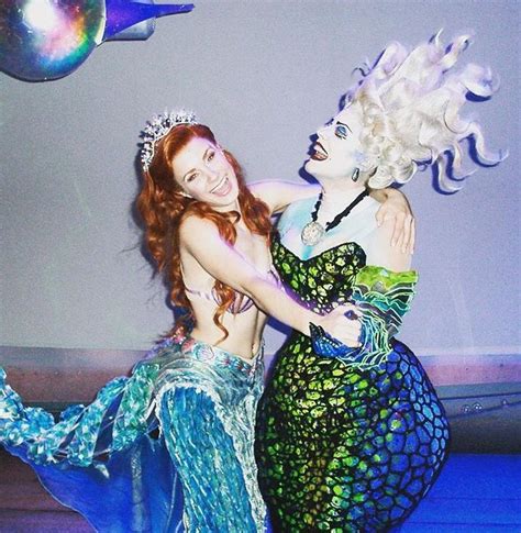 Sherie Renee Scott And Sierra Boggess As Ursula And Ariel In The Little