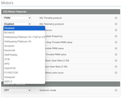 Esc Telemetry Rotorflight
