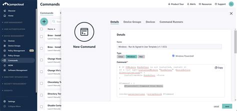 Use A Command Template To Add A Printer On Windows Devices JumpCloud