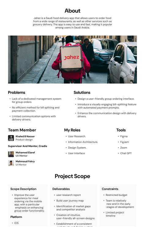 data driven design for jahez enhancing user experiences behance