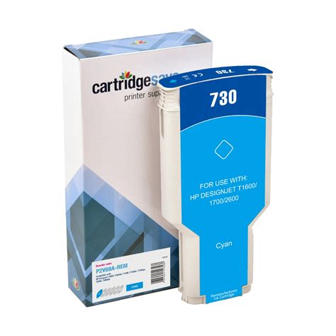 Compatible HP 730XL Cyan Ink - High Capacity P2V68A Cartridge