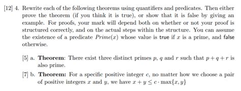 12 4 Rewrite Each Of The Following Theorems Using