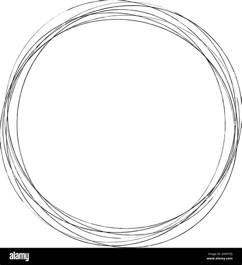 Abstract Random Circles Geometric Circular Element Stock Vector Illustration Clip Art