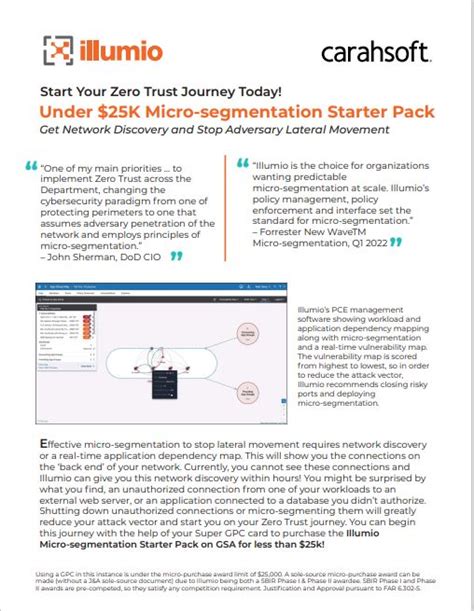 illumio zero trust network architecture for government carahsoft