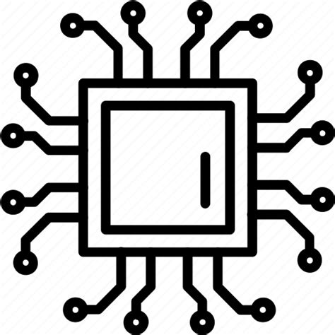Chip Circuit Microprocessor Motherboard Processor Icon Download On Iconfinder