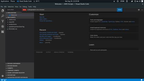 Vscode 115 Is Not Rendering The Terminals For Cmdexe And Bashexe