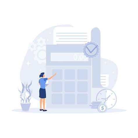 일정 계획 그림 비즈니스 관리 및 조직 개념 평면 벡터 현대 병 프리미엄 벡터