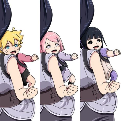 Bebê Boruto Memória E Hoshi