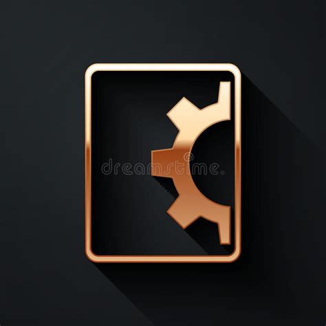 Gold Software Web Development Programming Concept Icon Isolated On