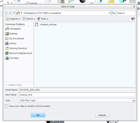 Solved Creo Parametric 2 0 Save A Copy Within Windchill Ptc Community