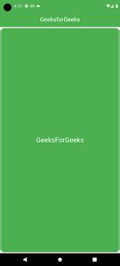 Flutter - SizedBox Widget - GeeksforGeeks