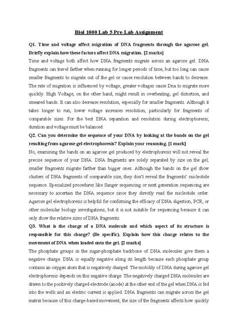 Biol 1000 Lab 5 Pre Lab Assignment Biol 1000 Lab 5 Pre Lab Assignment Q1 Time And Voltage