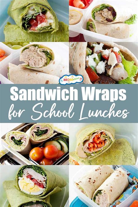 Sandwich Wraps For School Lunches In 2025 Lunch Wraps Lunch Lunch