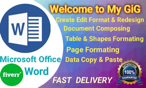 Design Format And Edit Ms Word Fillable Form Or Document By U