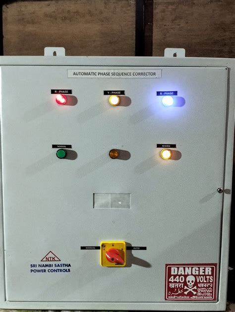 415 V Auto Phase Sequence Correction Panel At ₹ 20000 Piece In Chennai Id 2850320510912