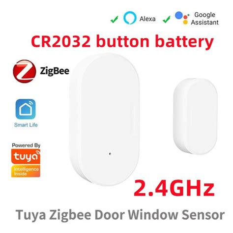E Life Smart Store Tuya Zigbee Door Sensor And Window Magnetic Sensor Detector Wireless Home