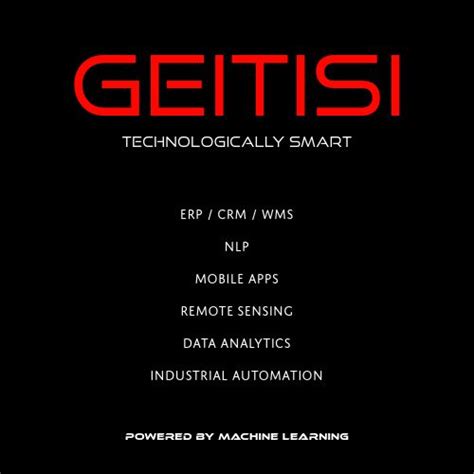 Geitisi On Linkedin Wms Erp Crm Nlp Mobileapps Remotesensing Dataanalytics…
