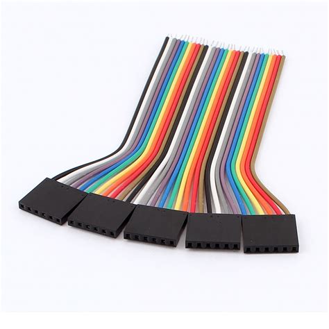 10 Ways Ribbon Cable Female Jumpers 100cm Amicus Engineering