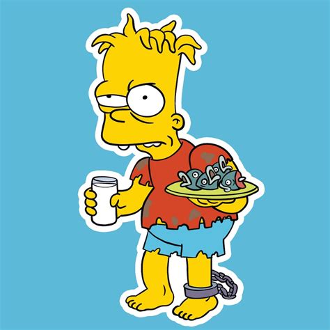Simpsons Hugo Sticker Etsy