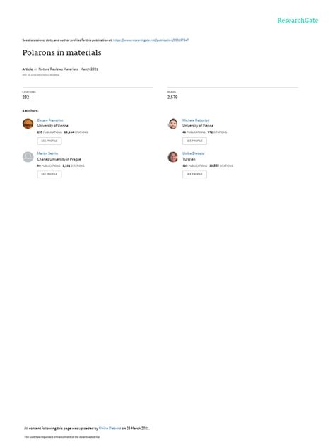 Nat Rev Mater 2021franchini Pdf