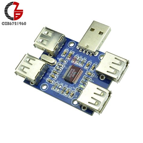 V Usb Port Hub Usb Hub Module Male To Female Usb Expansion Board For Smart Home Mobile