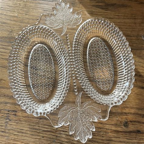 Antique Maple Leaf Glass Etsy