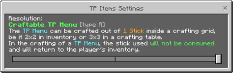 tp items addon for minecraft