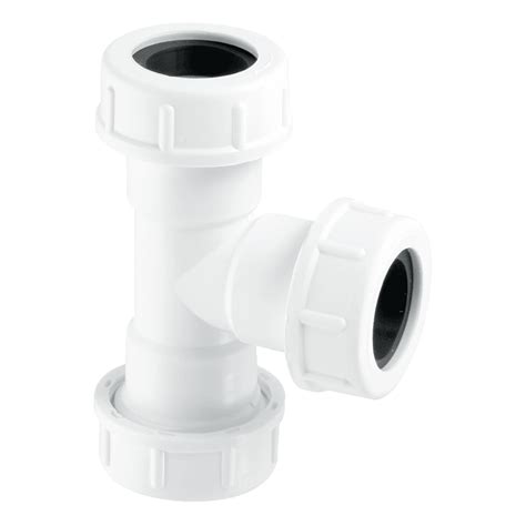 White Overflow Solvent Weld Pipe Tank Connector 21 5mm On Demand Supplies