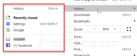 How To Clear Recent Tabs History In Google Chrome AvoidErrors