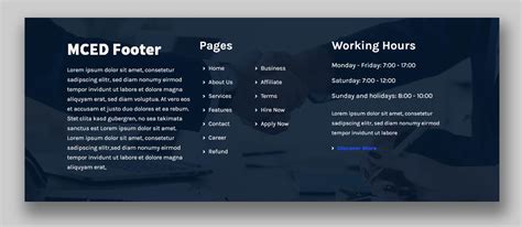 Free Elementor Footer Templates Ch Mudassar Shakeel Starters
