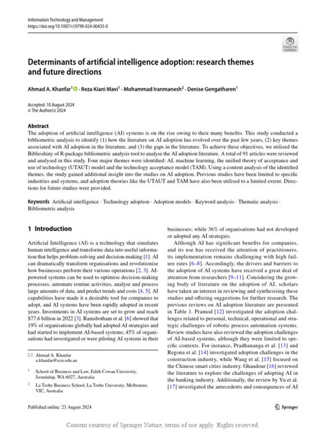 determinants of artificial intelligence adoption r pdf artificial