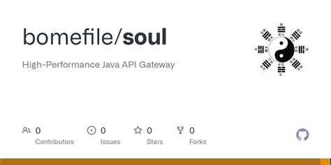 Github Bomefilesoul High Performance Java Api Gateway